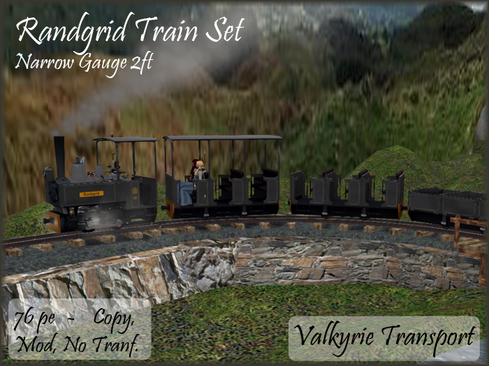 Second Life Marketplace - Randgrid Train Set (box)